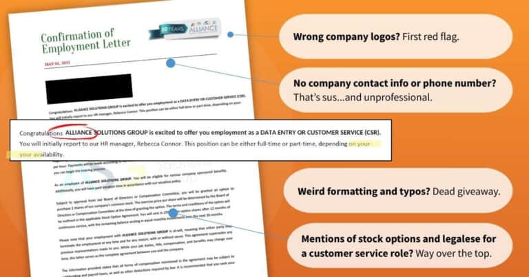 Job Scam Texts & DMs: How to Spot a Fake Job Offer